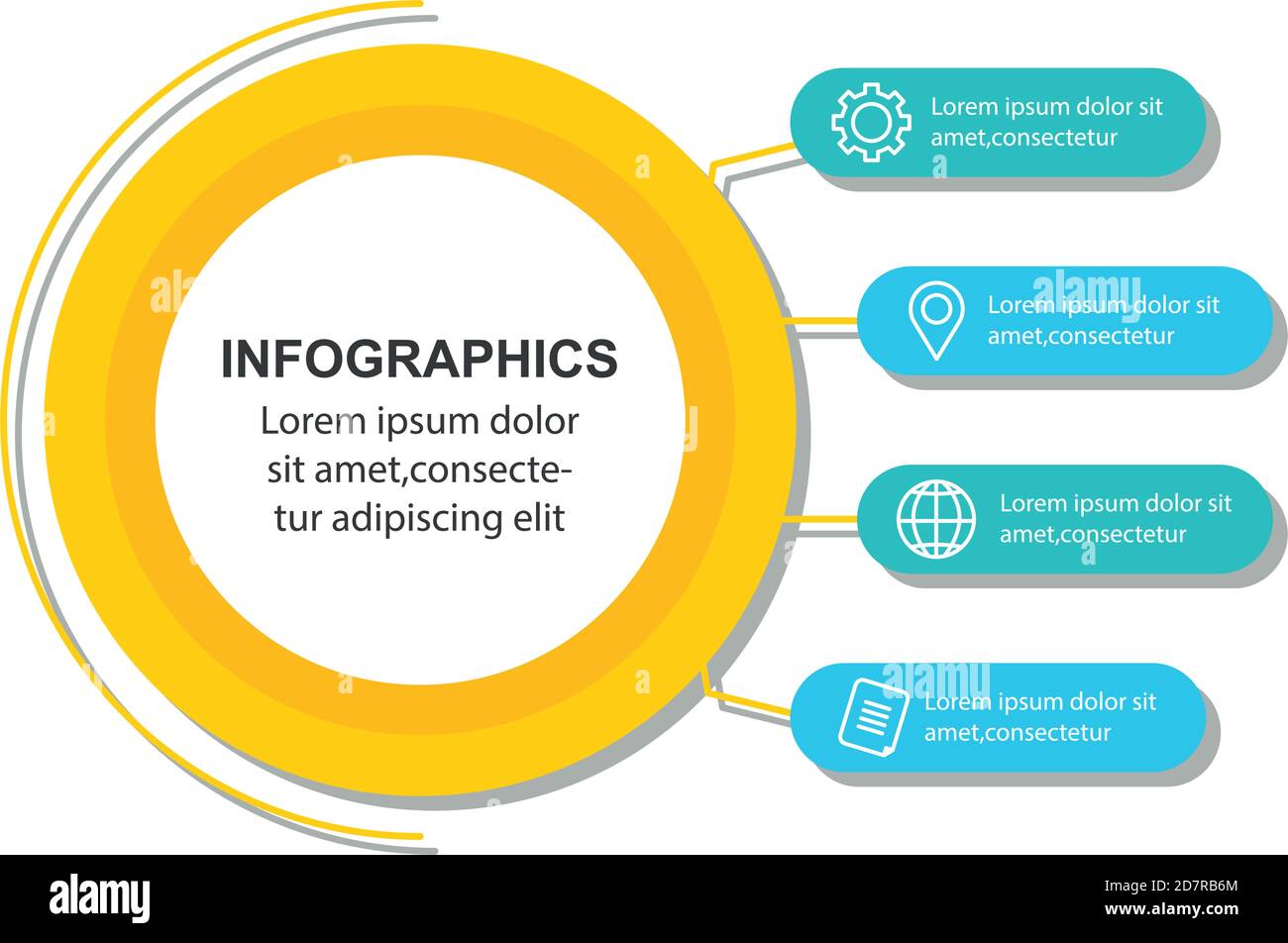 infographic, business data process chart, diagram with steps, options ...