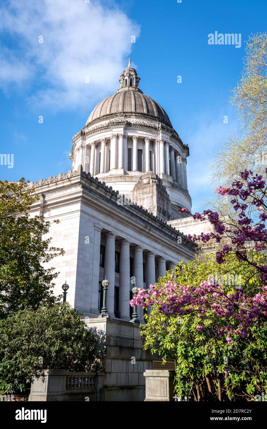 Washington State Capital Building, Olympia-Washington,USA Stock Photo ...