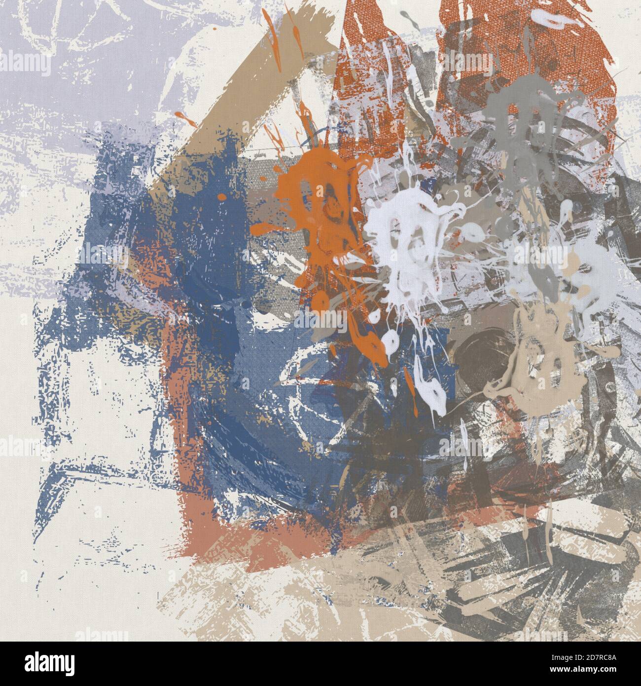 Texture of strokes of colored paint, blurred spots with brushes of ...