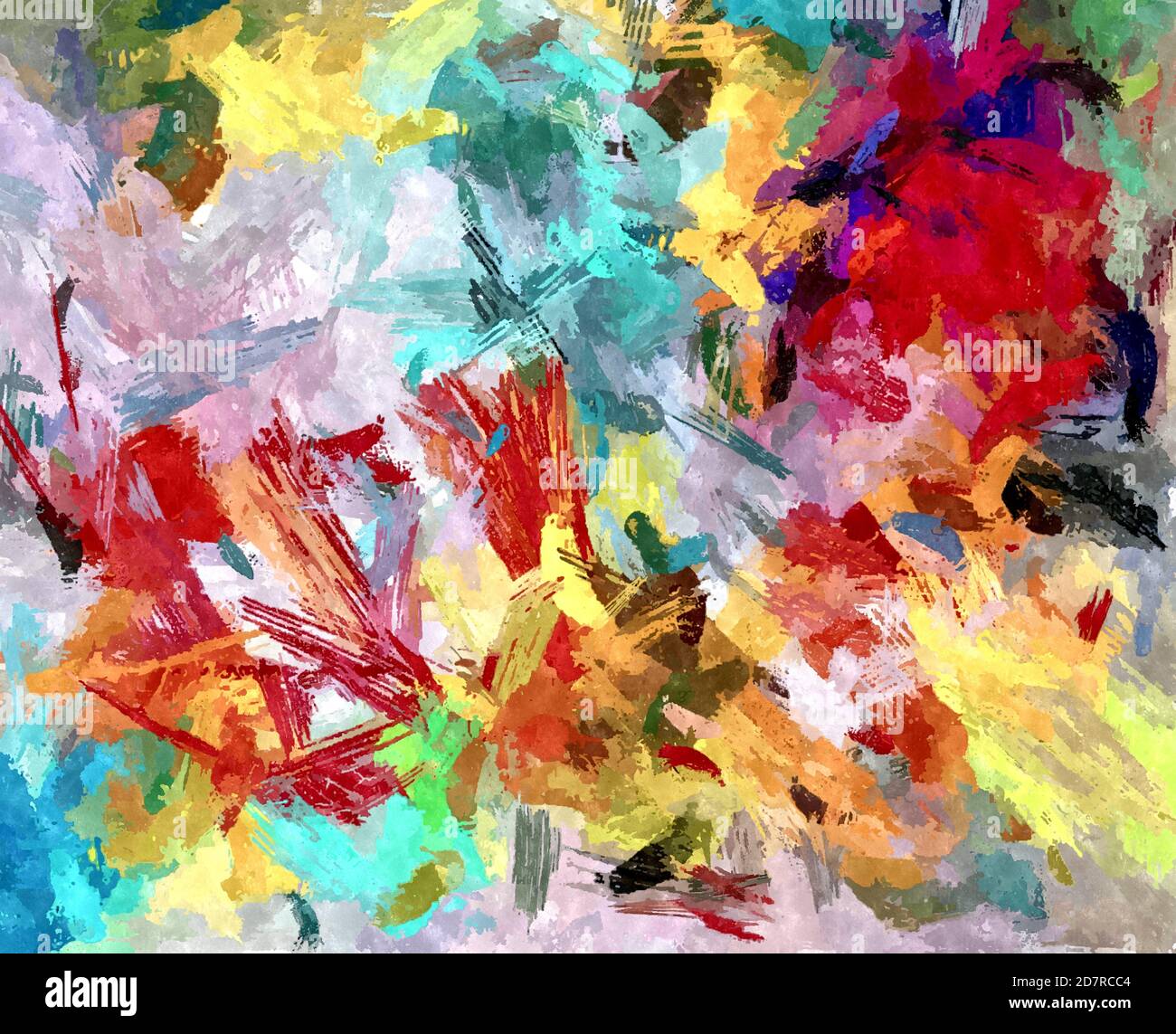 Texture of strokes of colored paint, blurred spots with brushes of ...