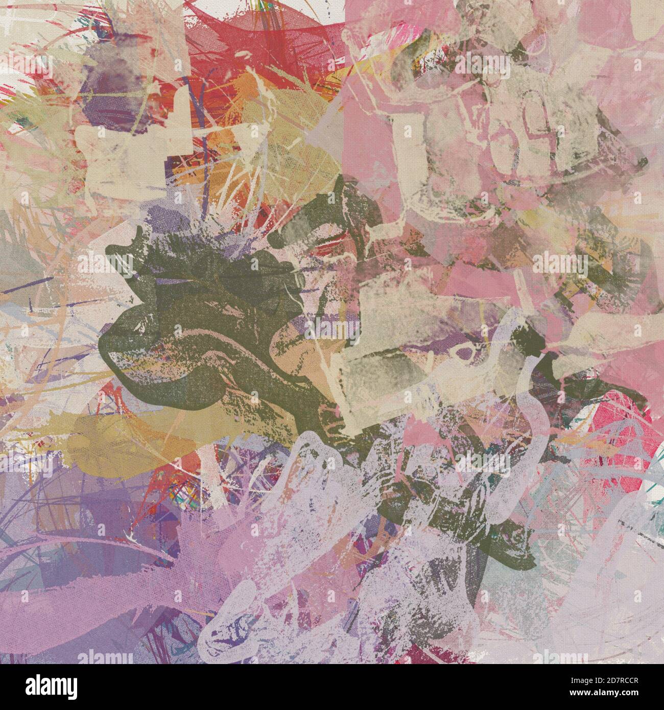 Texture of strokes of colored paint, blurred spots with brushes of ...