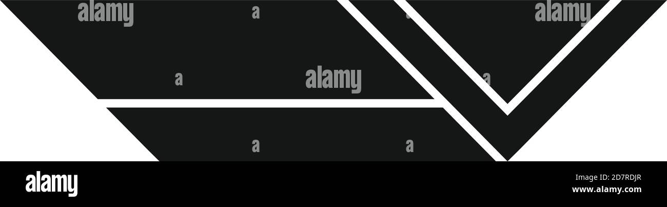 Plastic gutter icon. Simple illustration of plastic gutter vector icon ...