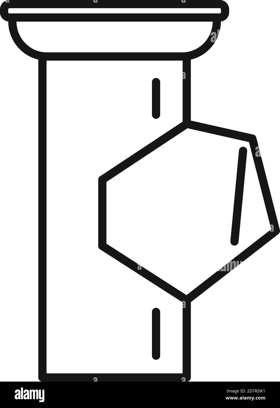 Spout gutter icon. Outline spout gutter vector icon for web design ...