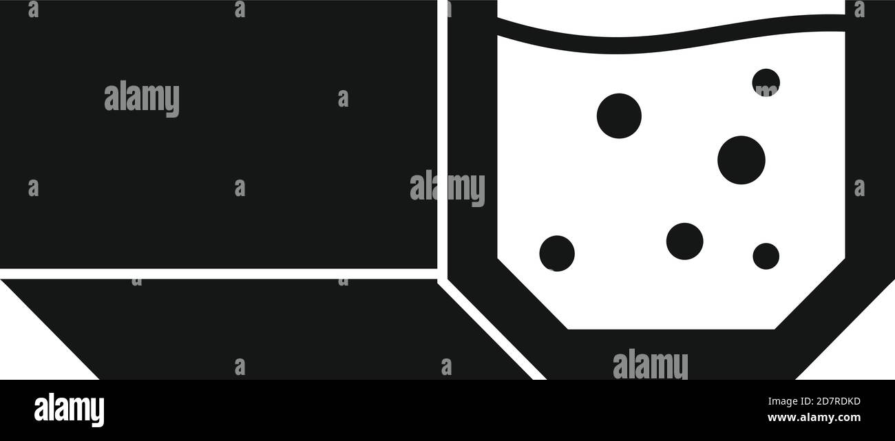 Storm gutter icon. Simple illustration of storm gutter vector icon for ...