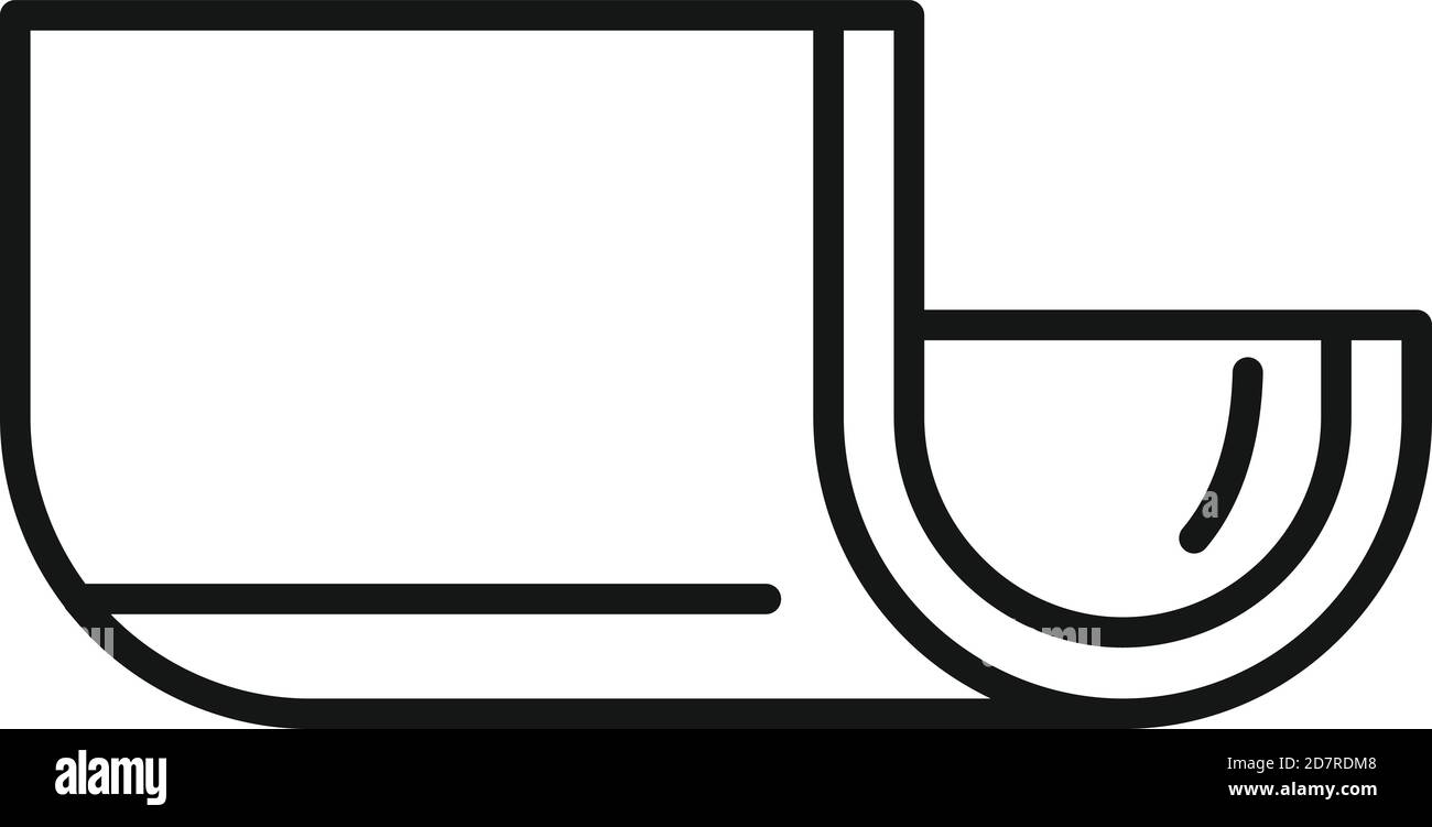 Architecture gutter icon. Outline architecture gutter vector icon for ...