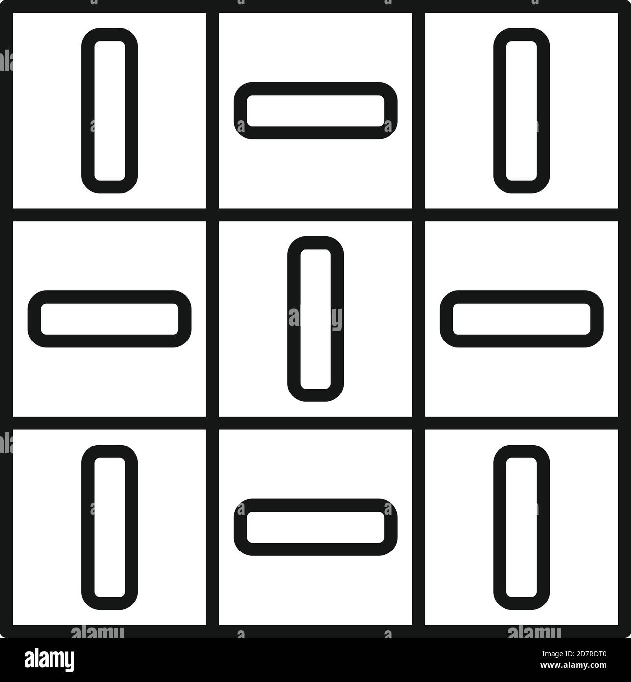 Paving path icon. Outline paving path vector icon for web design ...