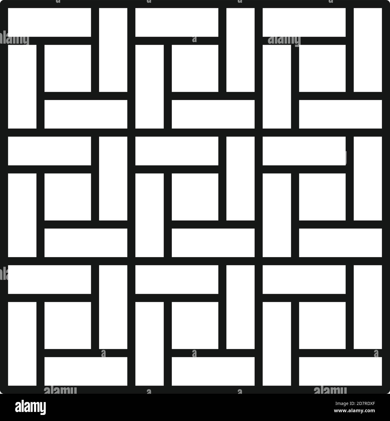 Paving pattern icon. Outline paving pattern vector icon for web design ...