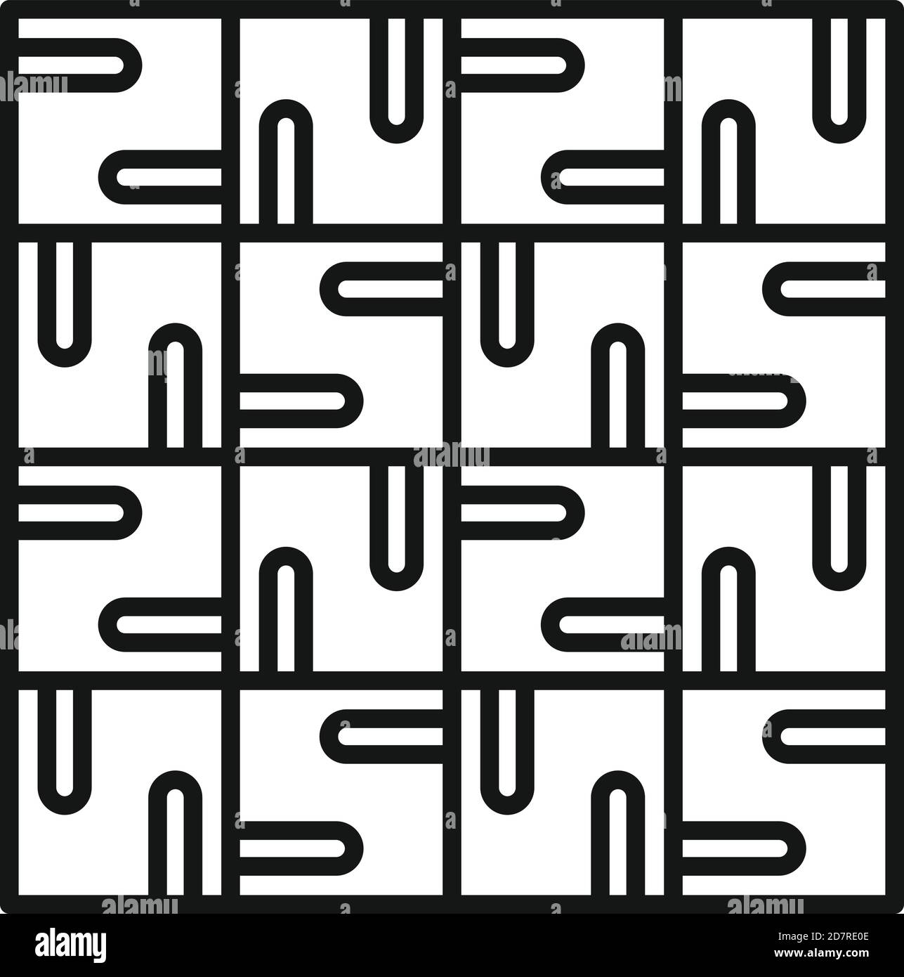 Paving surface icon. Outline paving surface vector icon for web design ...