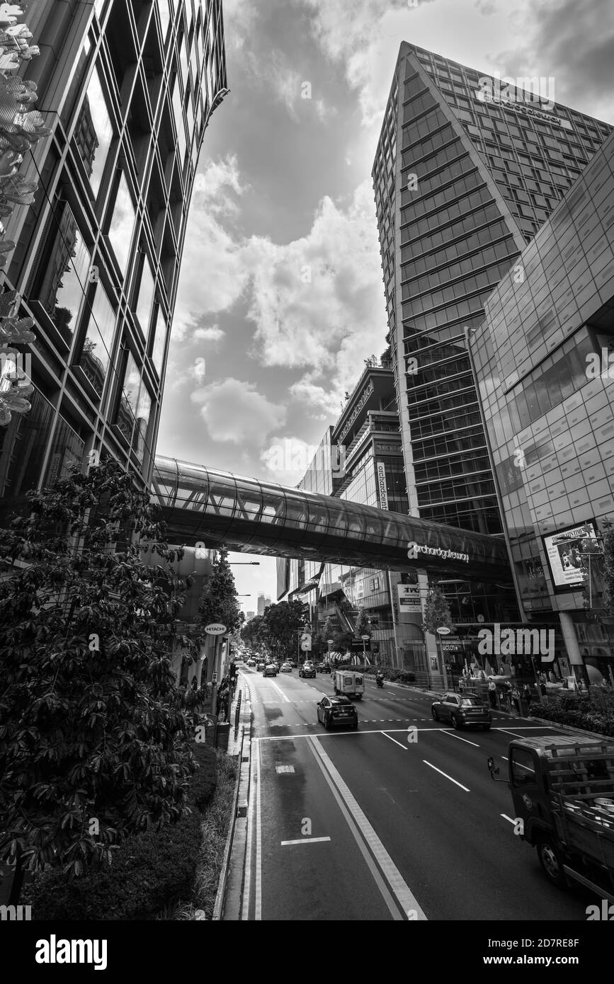 Orchard gateway glass bridge hi-res stock photography and images - Alamy