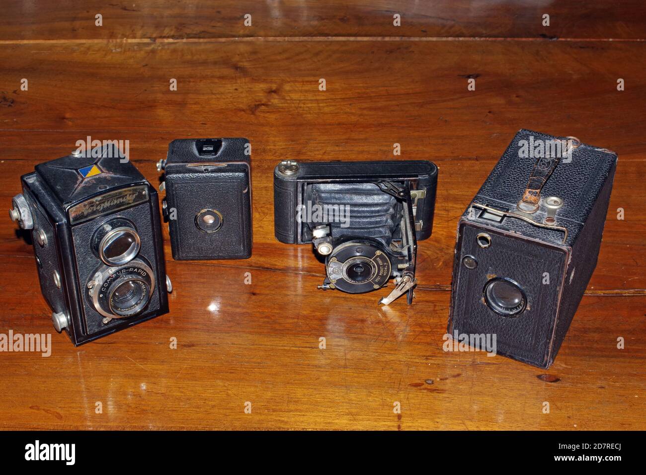 old cameras collection Stock Photo - Alamy