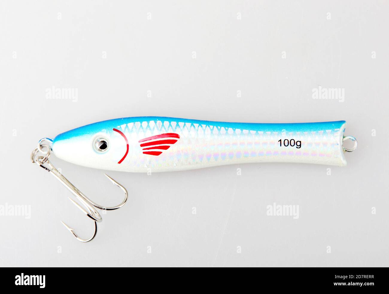 Fishing Tackle Against White Background Stock Photo - Alamy