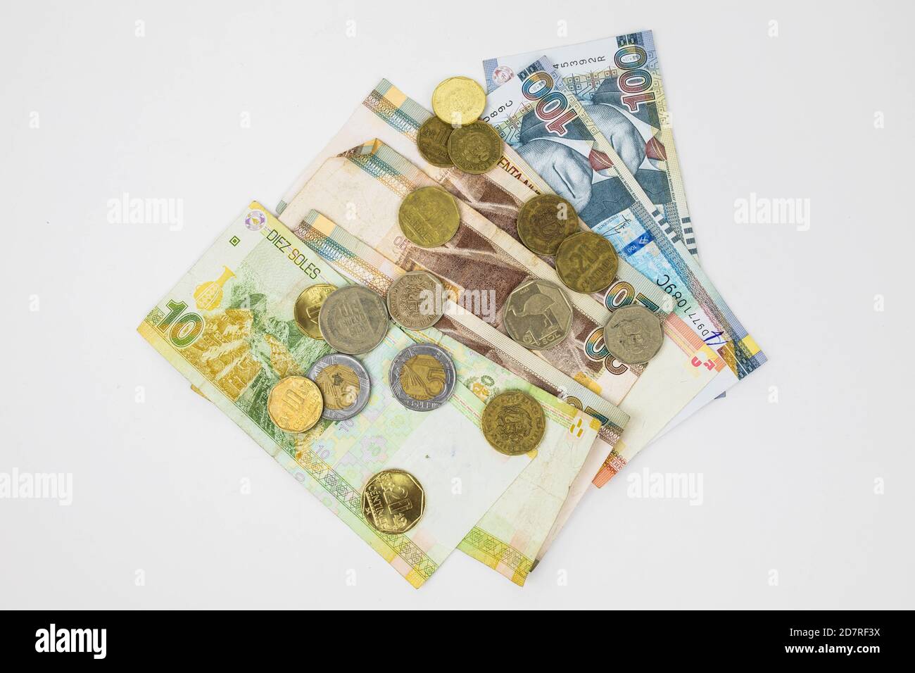 Peruvian money banknotes coins hi-res stock photography and images - Alamy