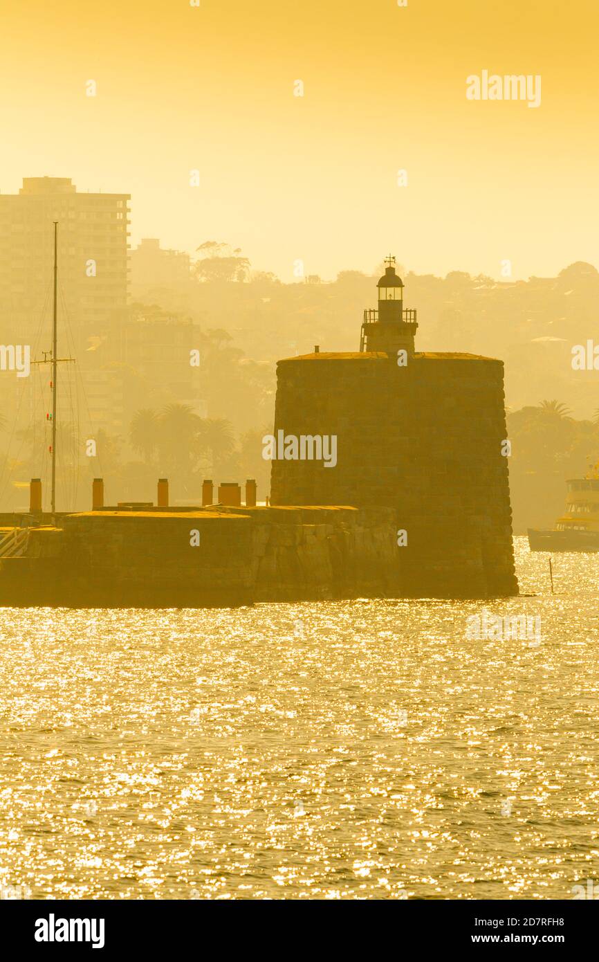 Fort Denison on Sydney Harbour in Sydney, Australia Stock Photo - Alamy