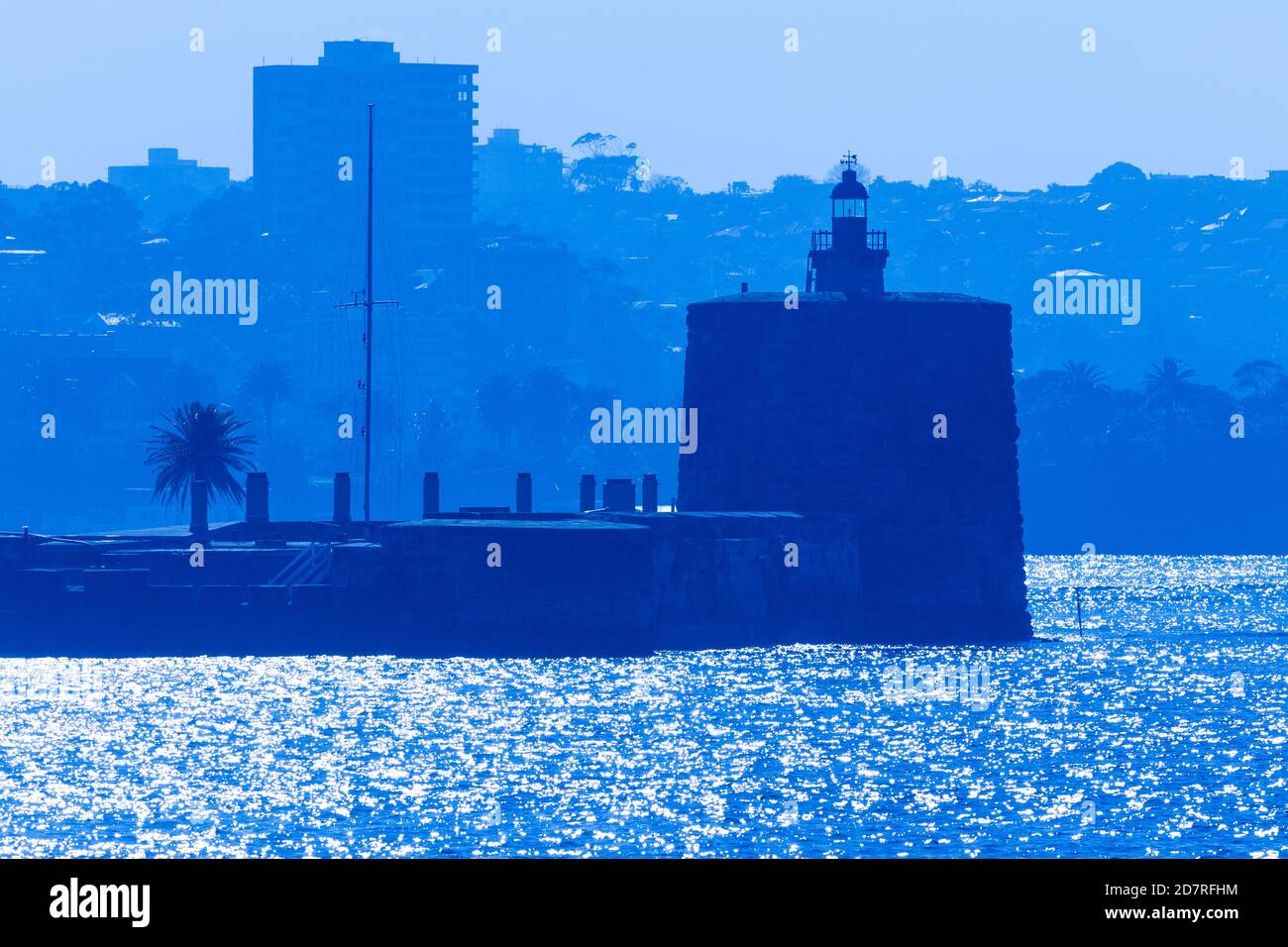 Fort Denison on Sydney Harbour in Sydney, Australia Stock Photo - Alamy