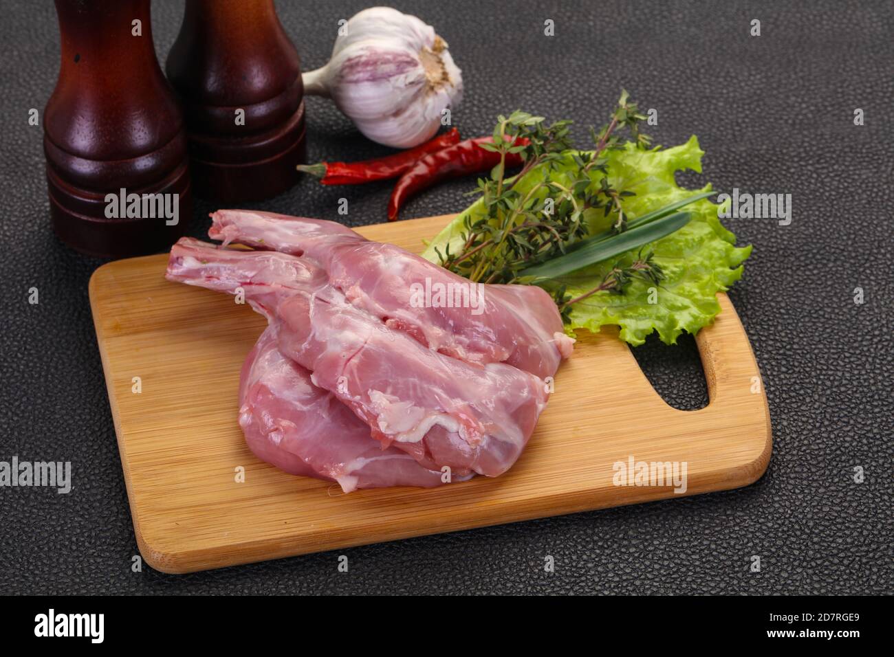 Raw rabbit legs ready for cooking Stock Photo - Alamy