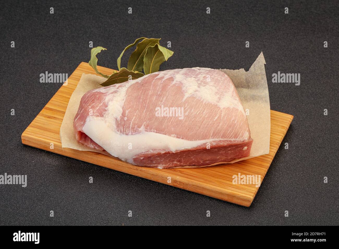Raw pork meat ready for cooking Stock Photo - Alamy
