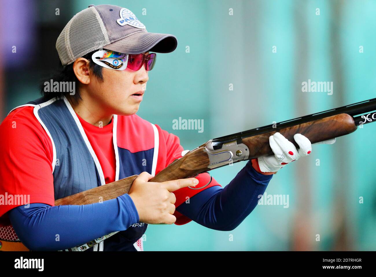Isehara Shooting Range, Kanagawa, Japan. 24th Oct, 2020. Naoko Ishihara ...