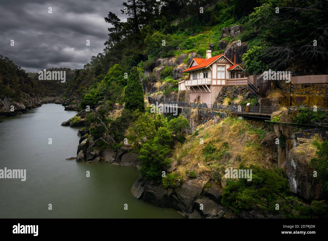 Famous Cataract Gorge in Launceston Stock Photo - Alamy