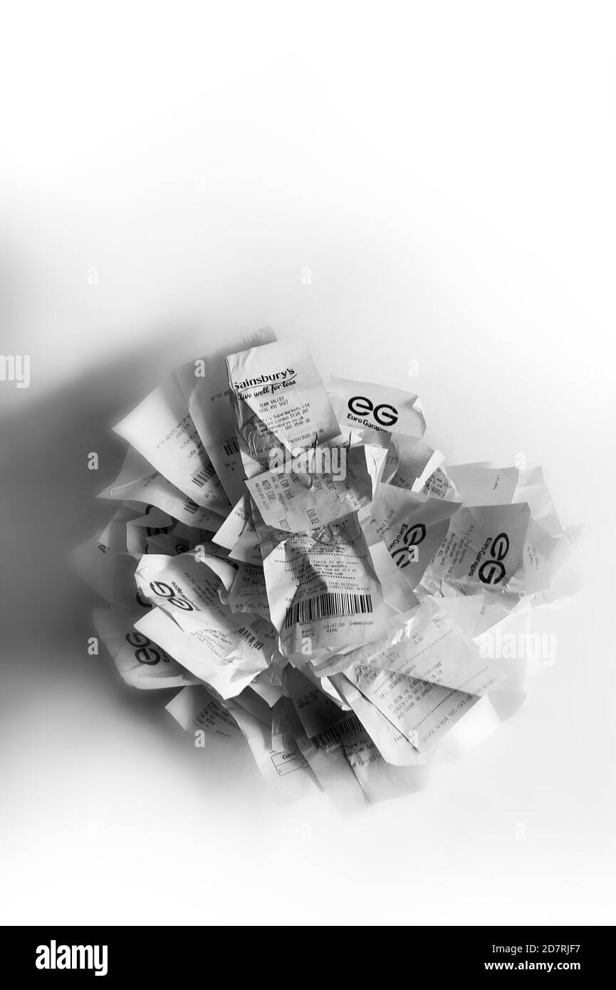 The receipts Black and White Stock Photos & Images - Alamy