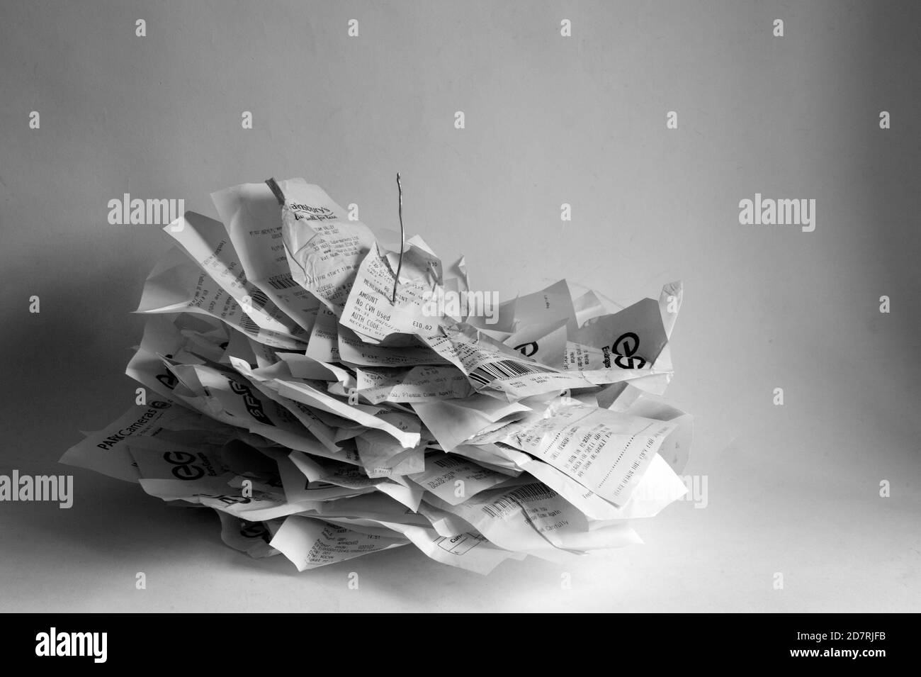The receipts Black and White Stock Photos & Images - Alamy
