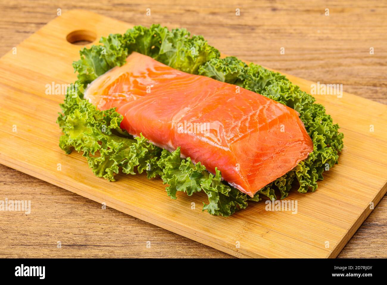 Tasty Salmon fillet slice for cooking Stock Photo - Alamy