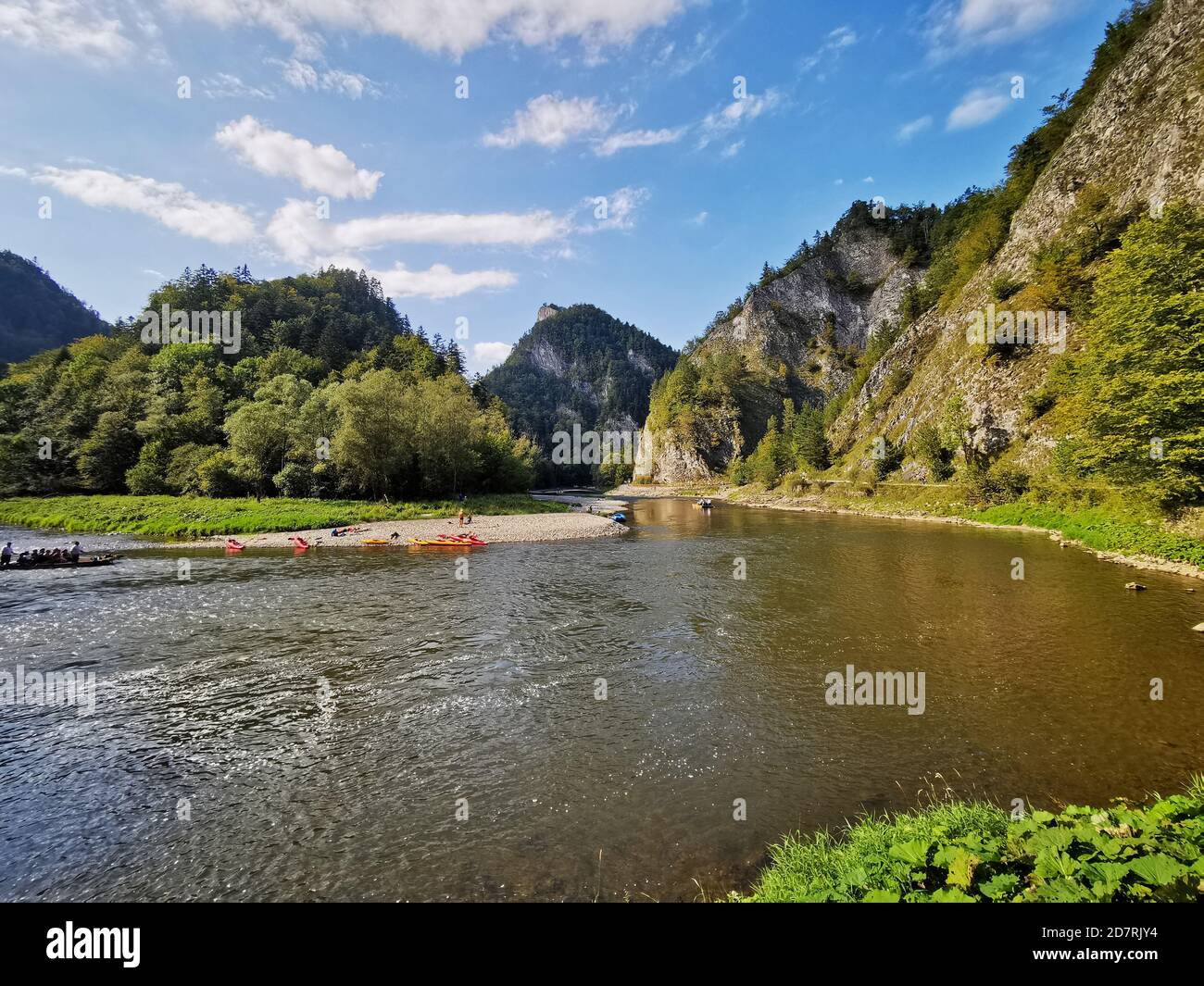 The Dunajec River, rafting down the Dunajec River Stock Photo - Alamy