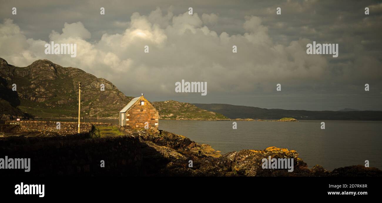 Pier at Lower Diabaig, Torridon, Scotland Stock Photo - Alamy