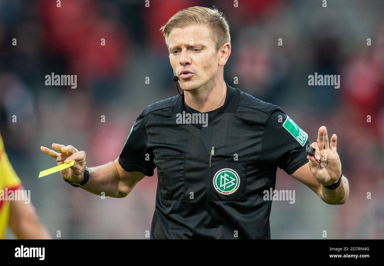 Referee robert schroder with whistle hi-res stock photography and ...