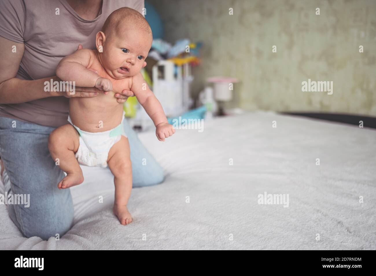Learning to walk in hospital hi-res stock photography and images - Alamy