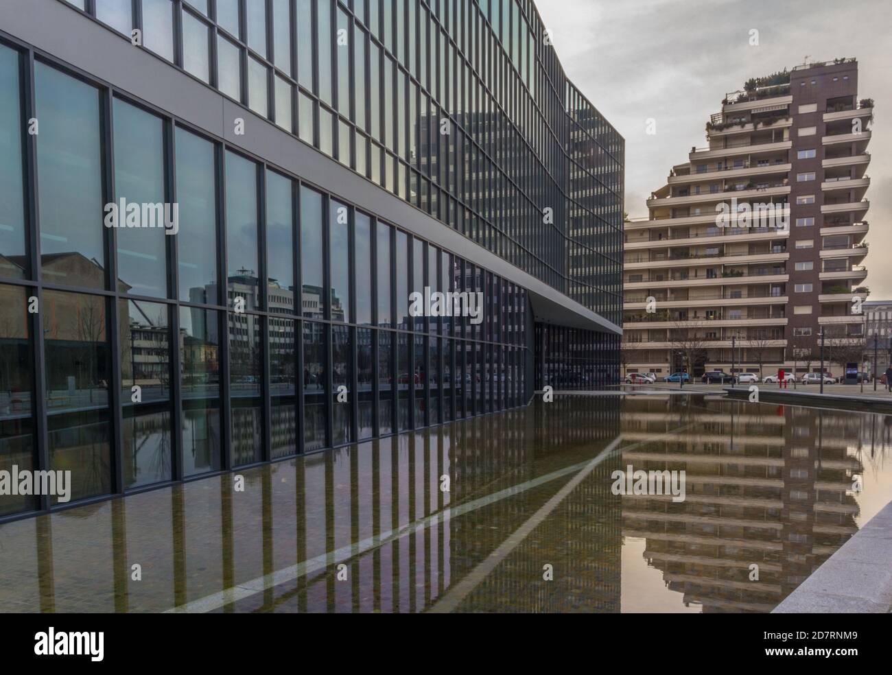 New architecture in Milan, Italy Stock Photo - Alamy