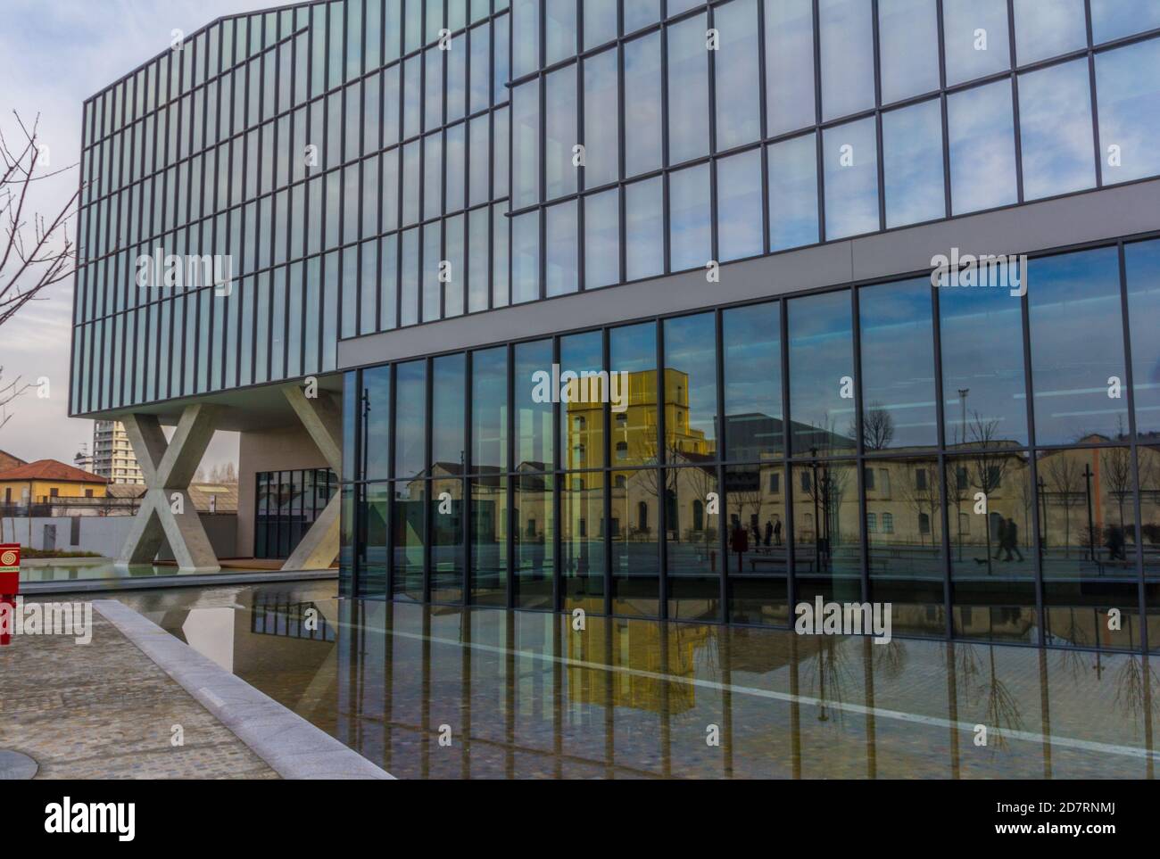 New architecture in Milan, Italy Stock Photo - Alamy