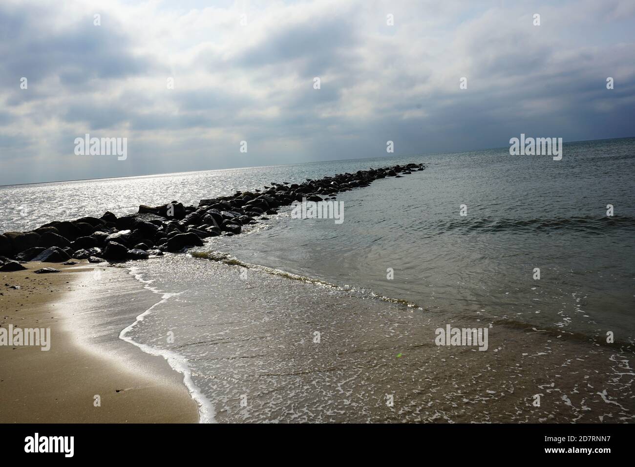 at the beach of Blavand (Traslation: danish for blue water) in Denmark ...