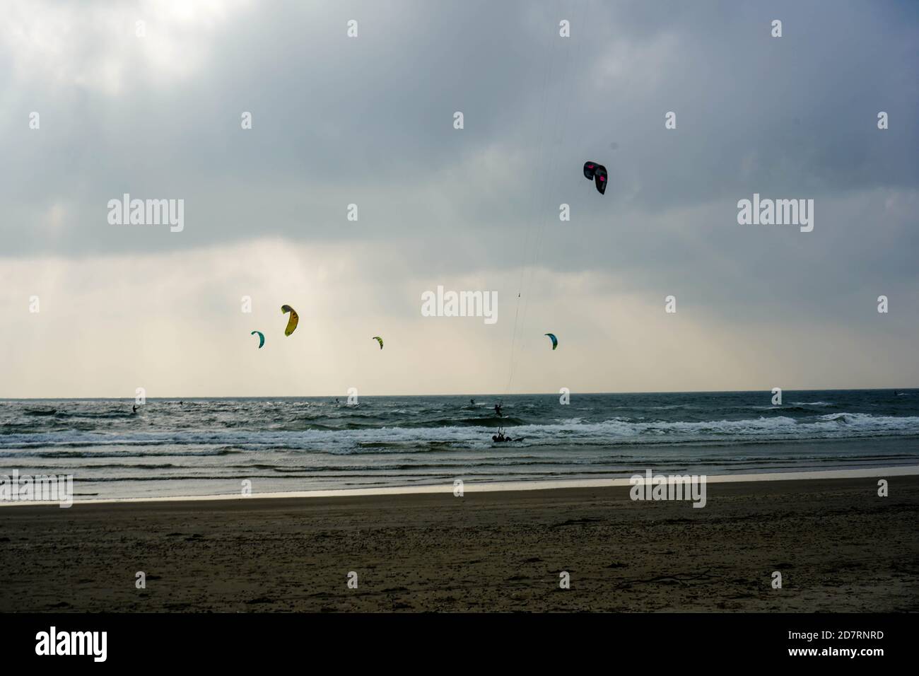 at the beach of Blavand (Traslation: danish for blue water) in Denmark ...