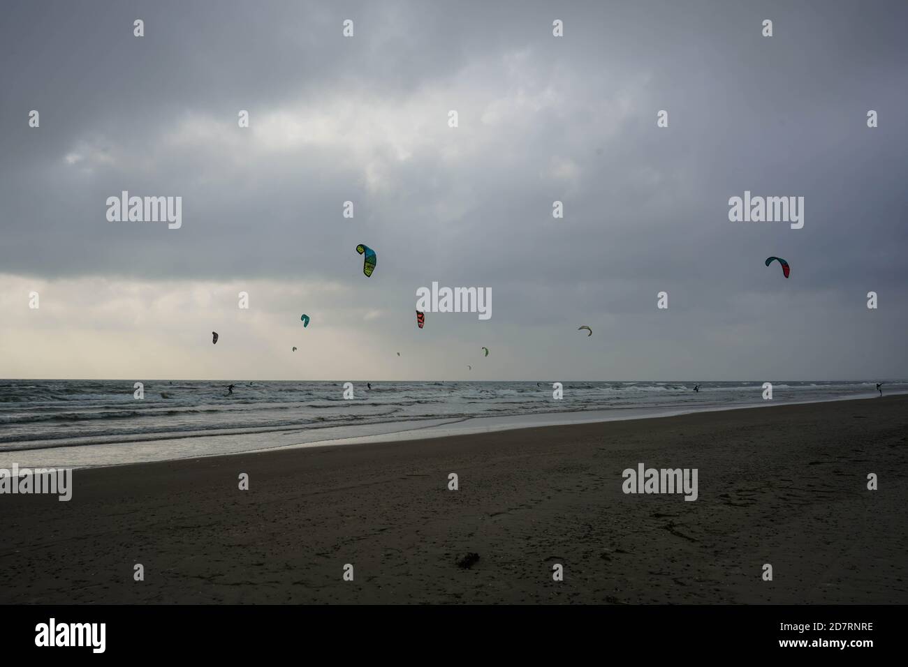 at the beach of Blavand (Traslation: danish for blue water) in Denmark ...