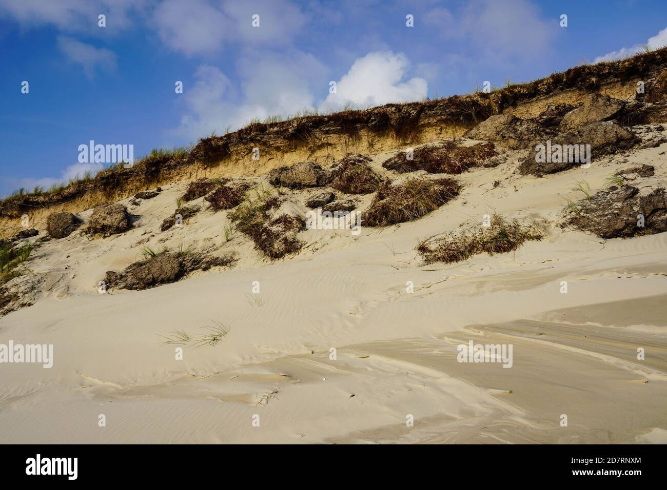 at the beach of Blavand (Traslation: danish for blue water) in Denmark ...