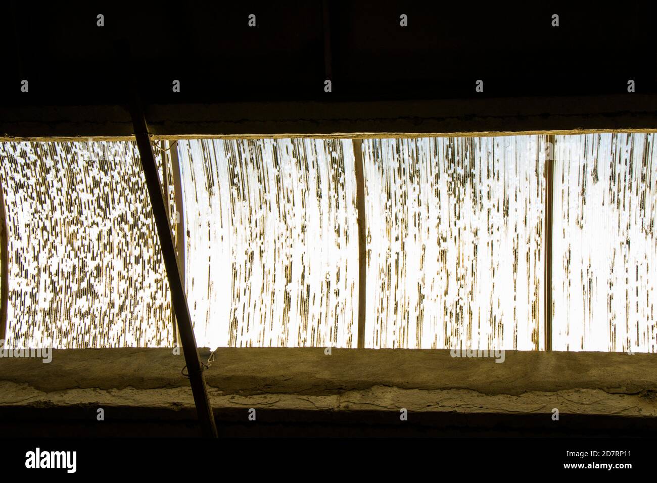 Old windows in old building in factory, daylight Stock Photo - Alamy