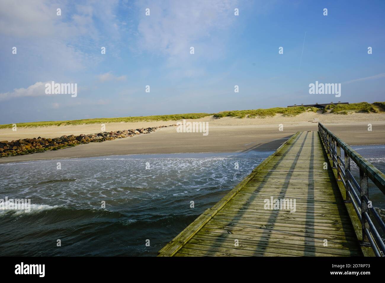 at the beach of Blavand (Traslation: danish for blue water) in Denmark ...
