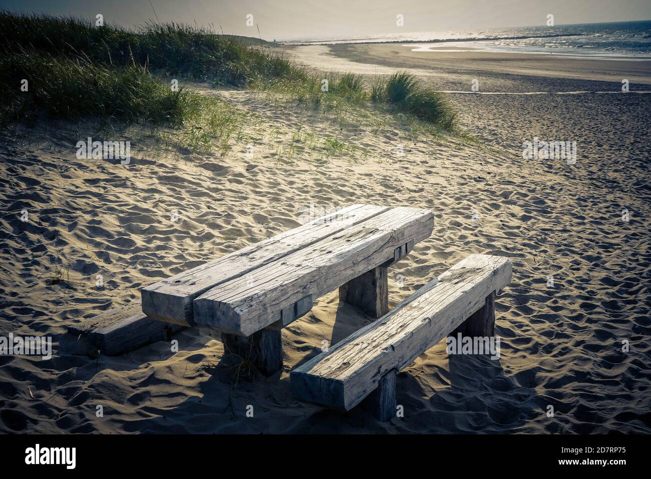 at the beach of Blavand (Traslation: danish for blue water) in Denmark ...