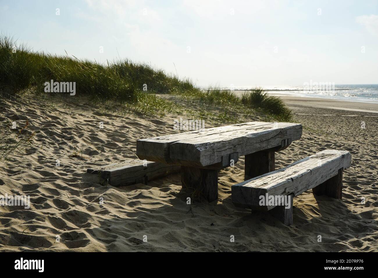 at the beach of Blavand (Traslation: danish for blue water) in Denmark ...