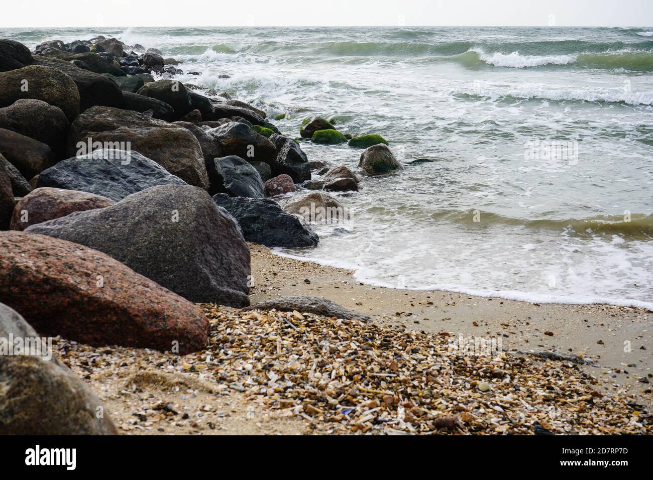 at the beach of Blavand (Traslation: danish for blue water) in Denmark ...