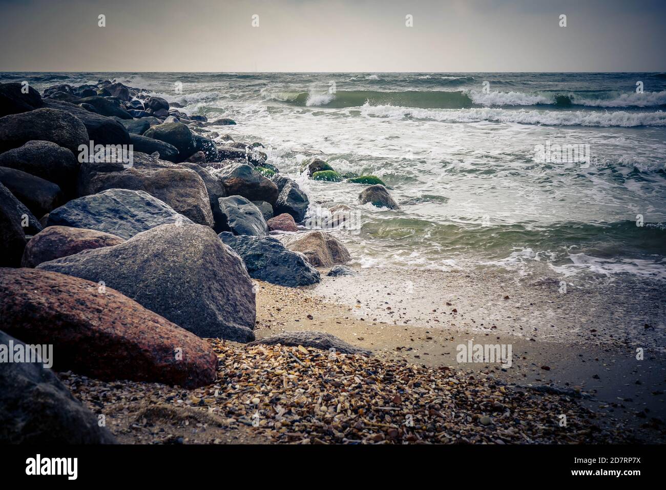 at the beach of Blavand (Traslation: danish for blue water) in Denmark ...