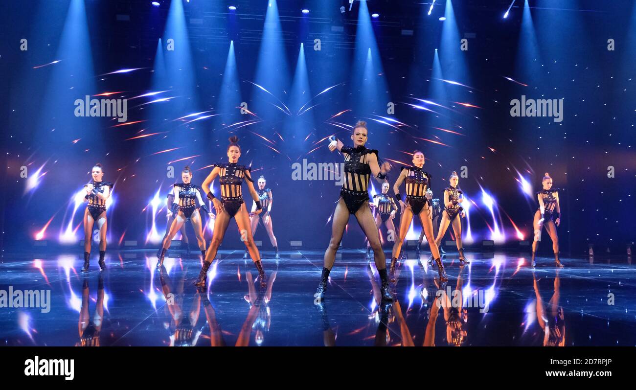 Leipzig, Germany. 24th Oct, 2020. Dancers of the German Television ...