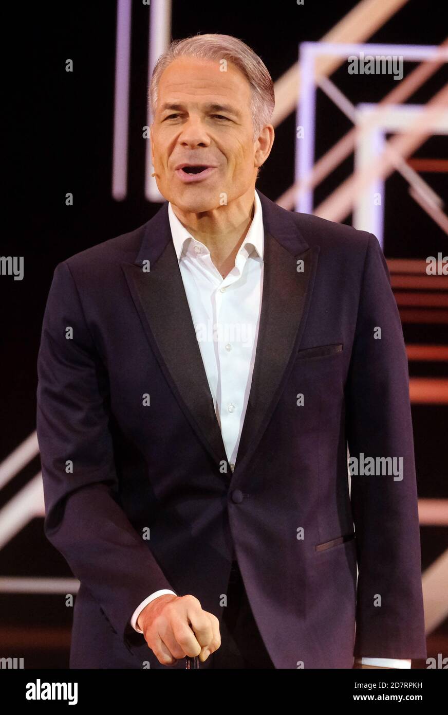 Leipzig, Germany. 24th Oct, 2020. Entertainer Karsten Speck appears at ...