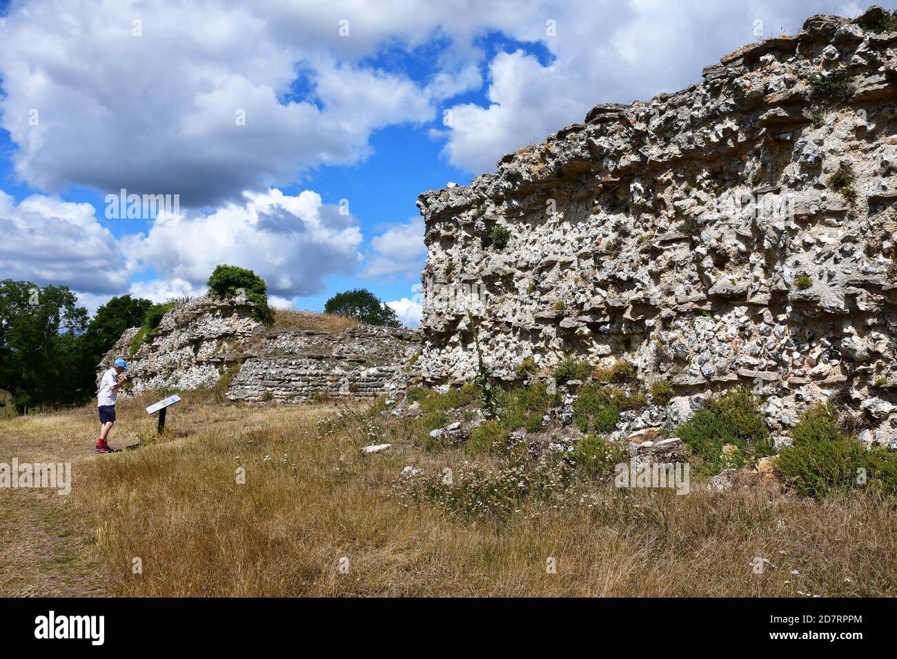 Silchester Roman City Walls, Silchester, Hampshire, UK Stock Photo - Alamy