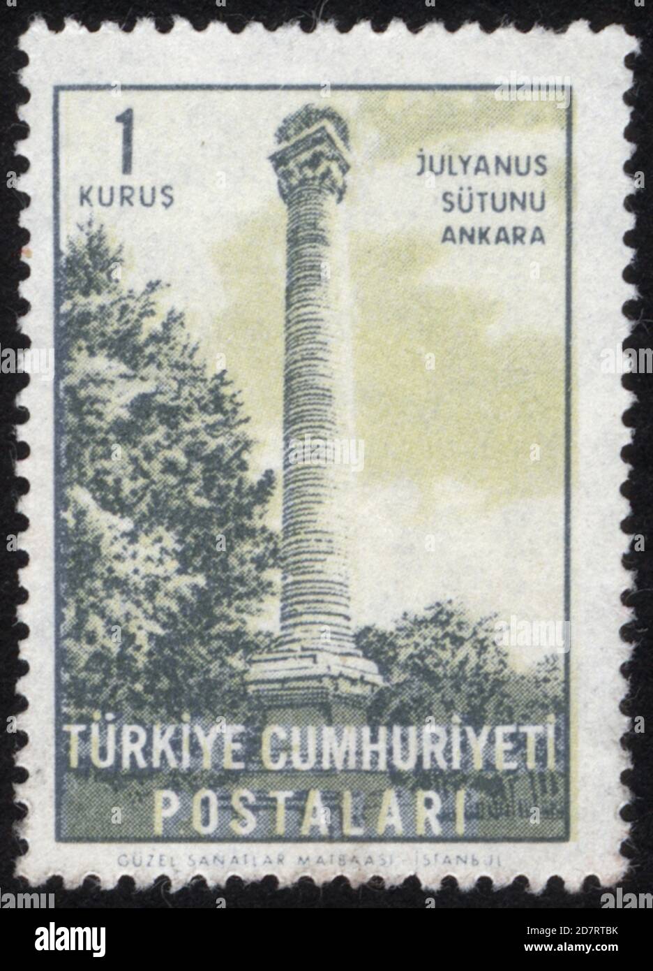 Republic of Turkey. Republic of Turkey postage stamp. Republic of ...