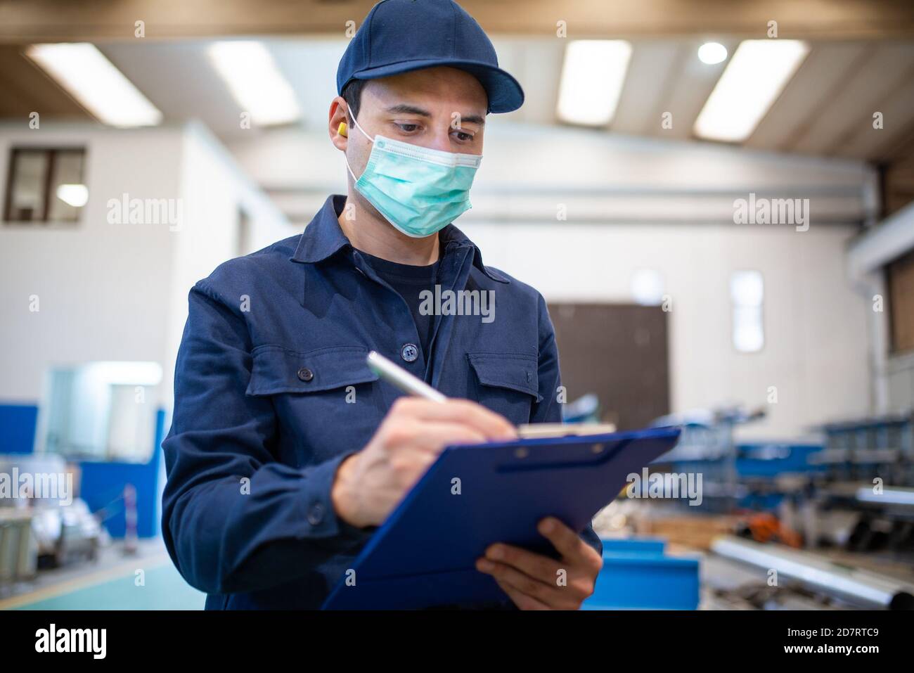 Health safety inspector factory hi-res stock photography and images - Alamy