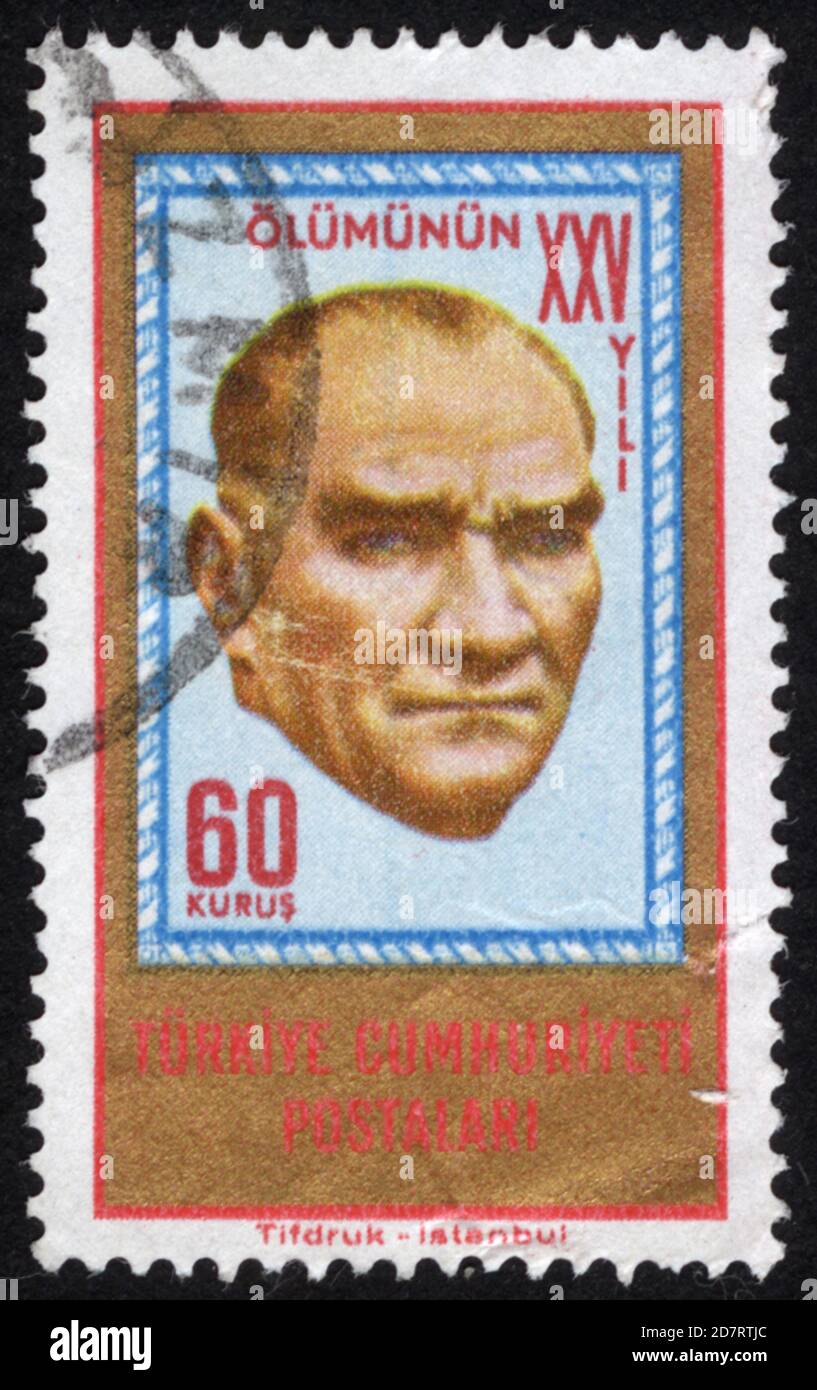 Republic of Turkey. Republic of Turkey postage stamp. Republic of ...
