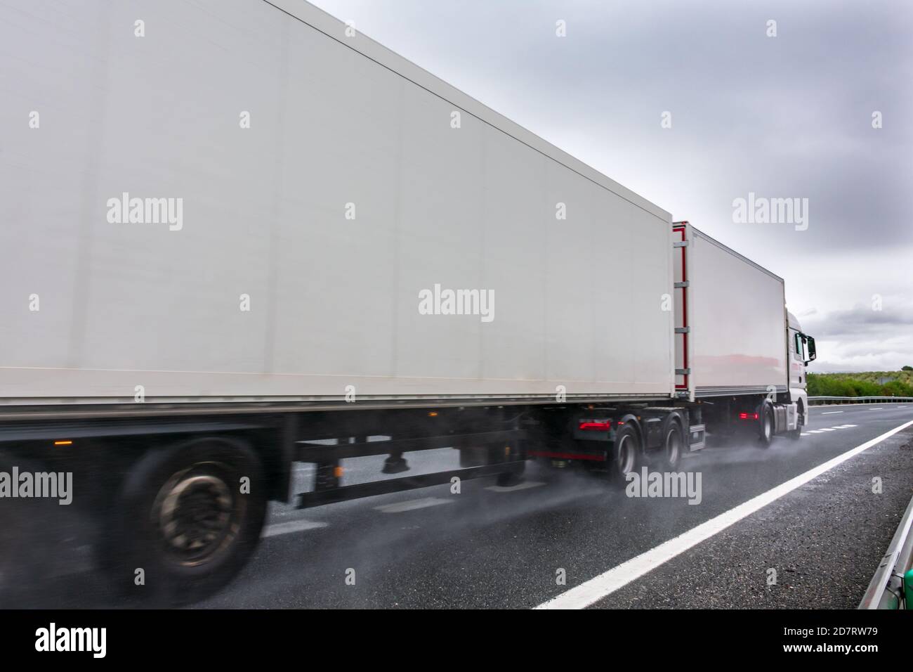 Mega trailer hi-res stock photography and images - Alamy