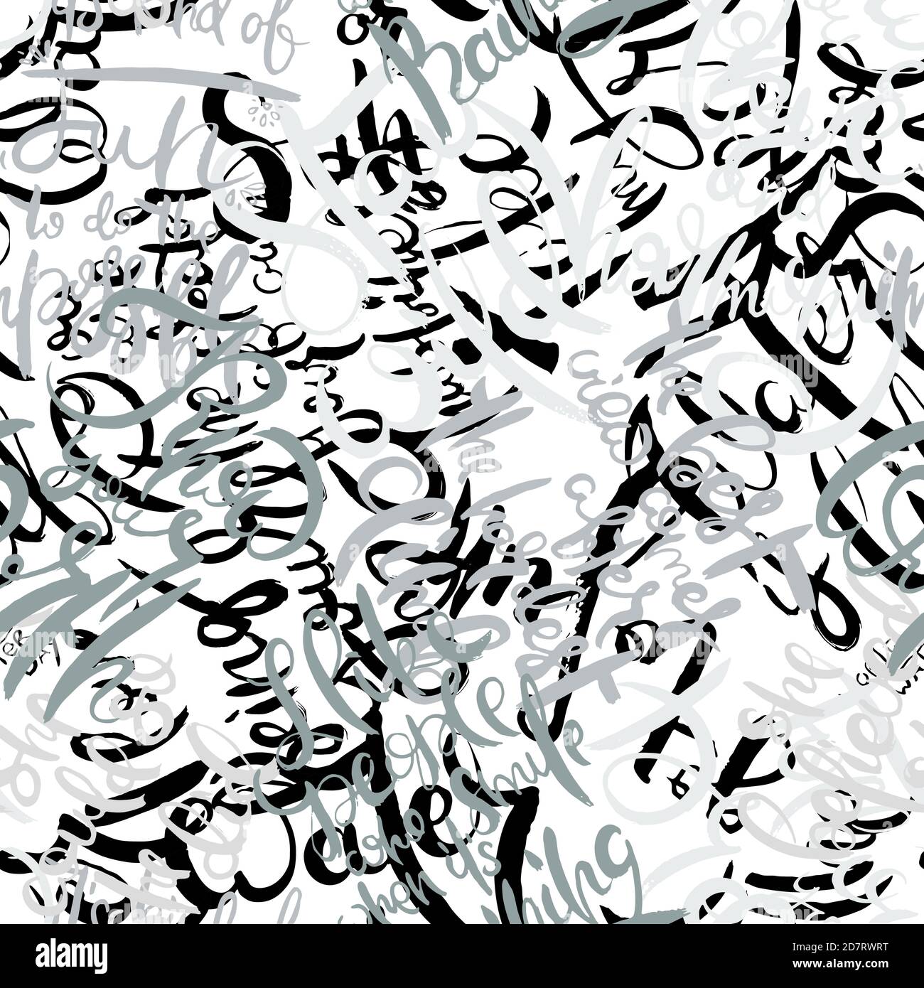 Graffiti background seamless pattern. Hand style tagging. Vandal vector ...