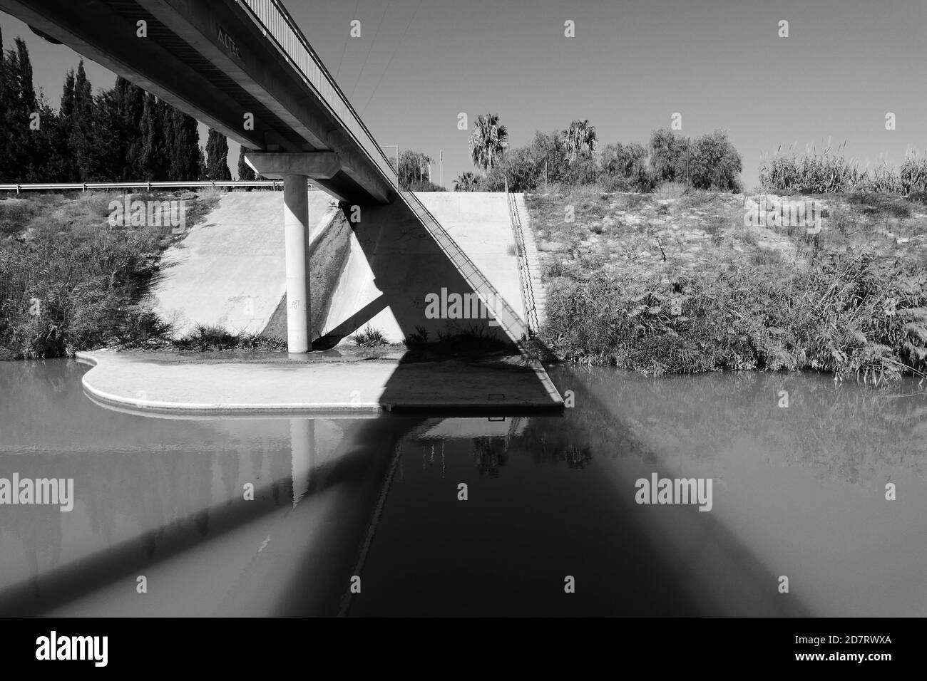 Bridge. Shadow and light Stock Photo - Alamy